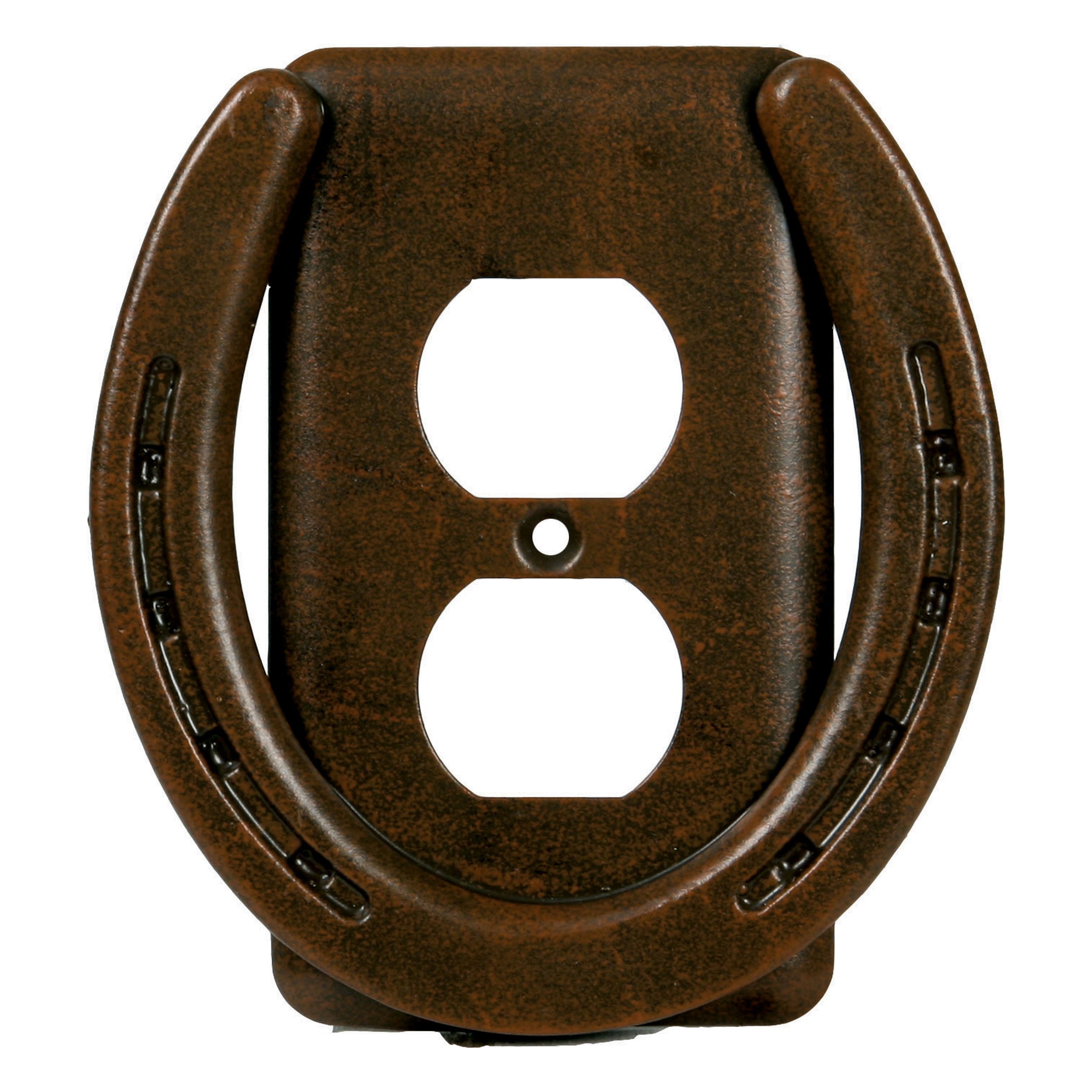 Electrical Cover Single Receptacle-Horse Shoe - Western Decor – Rivers ...