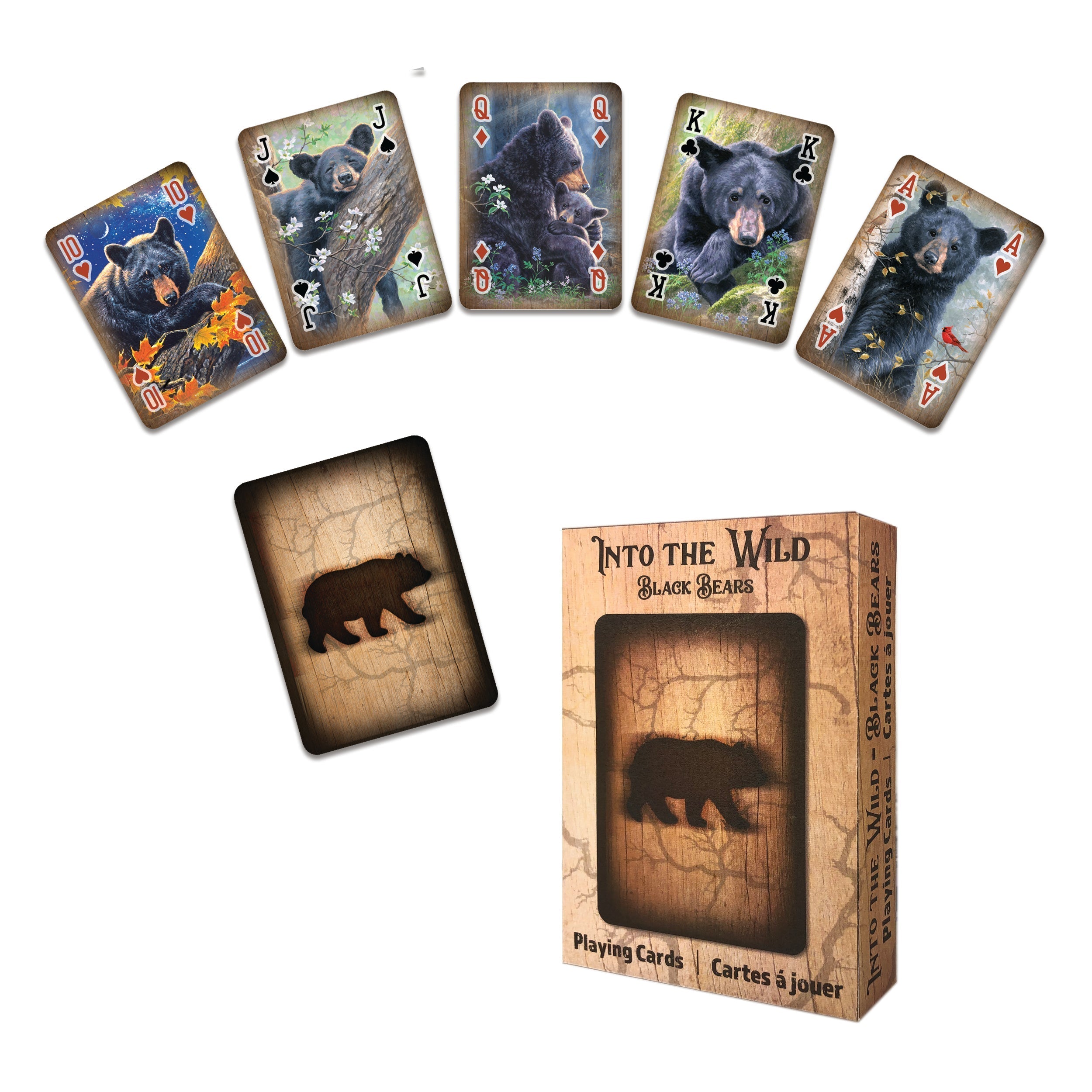 Playing Cards-Bears - Unique Bear Art Cards Gift Set – Rivers Edge Products