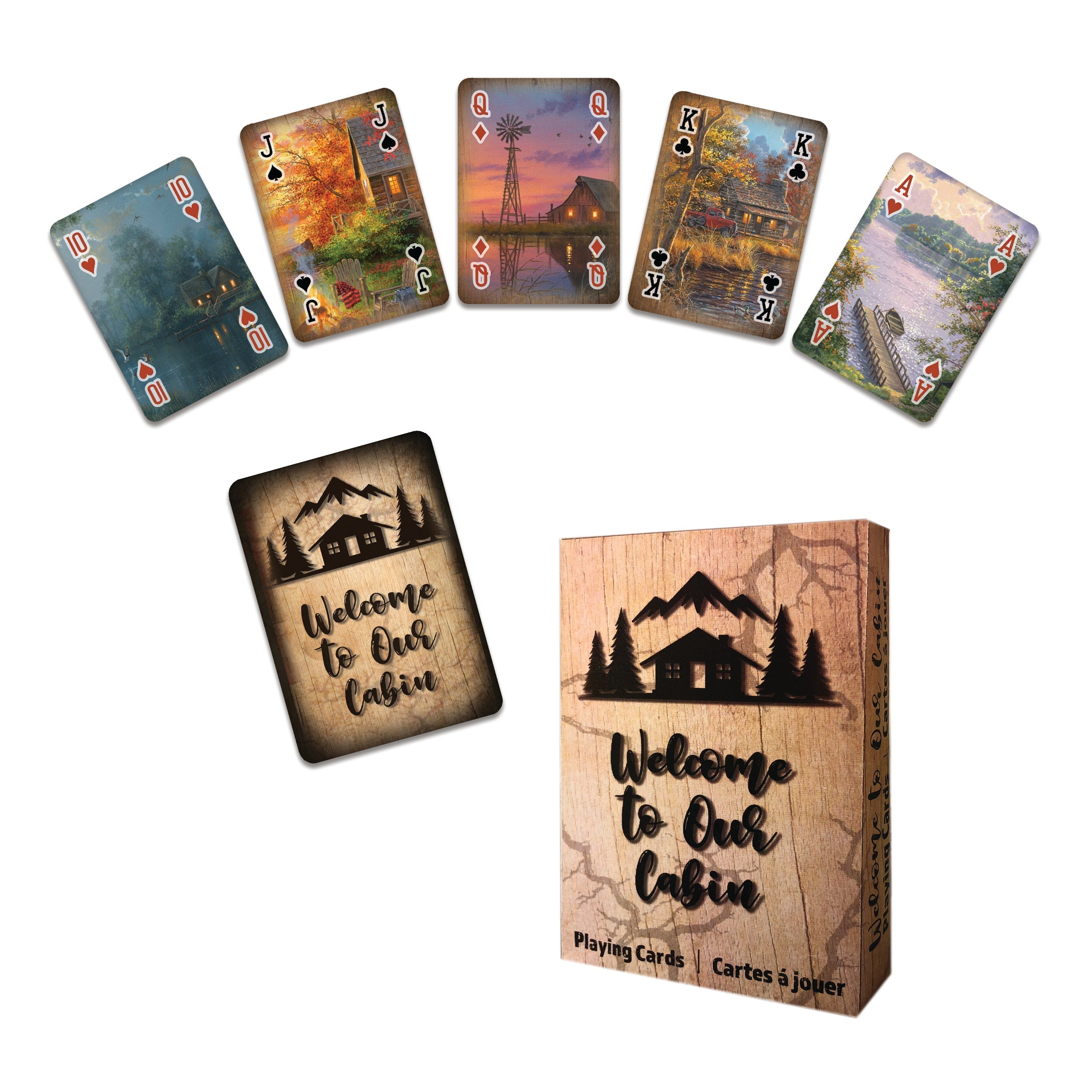 Playing Cards-Cabins - Perfect Gift for Outdoor Enthusiasts – Rivers ...