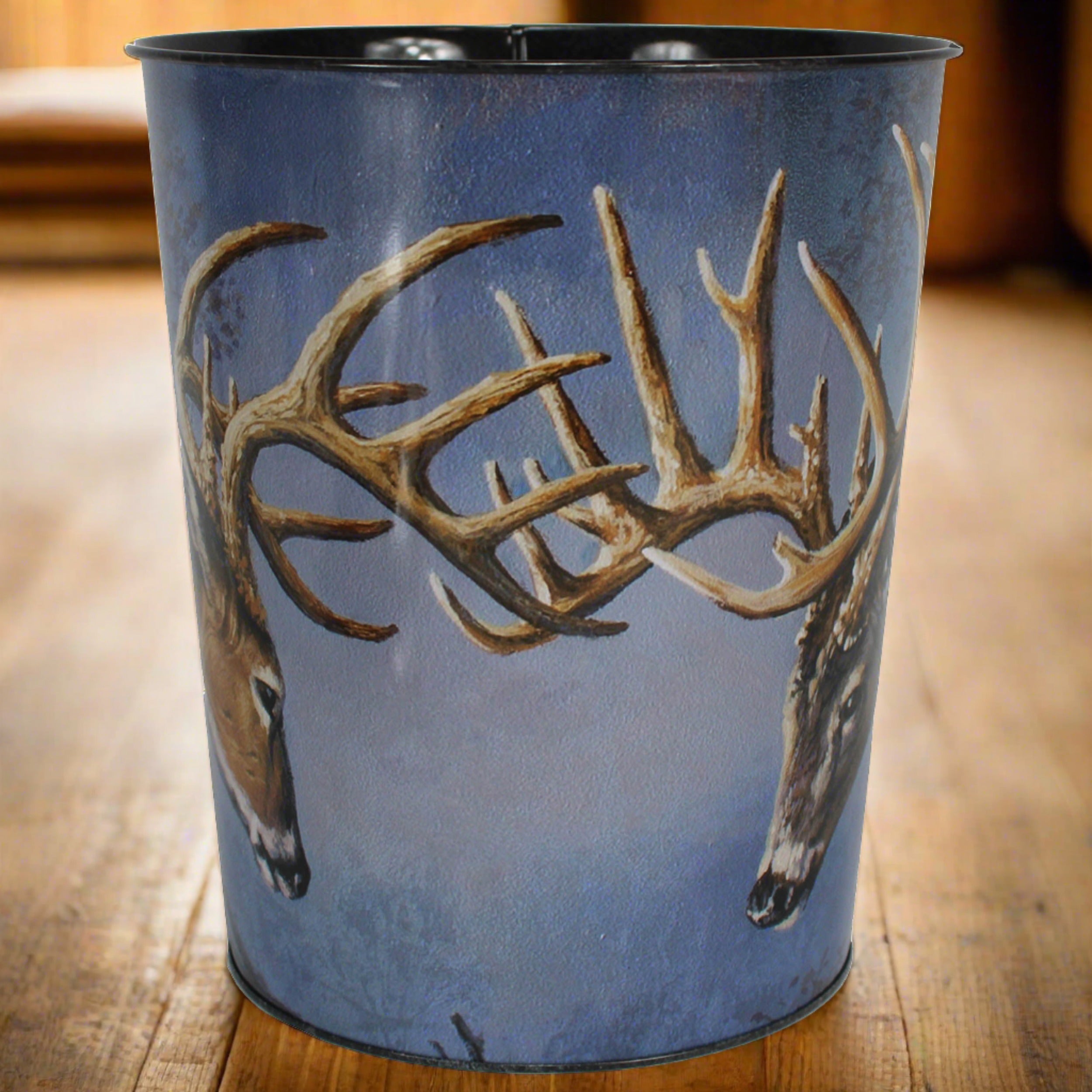 Waste Basket - Stylish Whitetail Battlefield Design – Rivers Edge Products