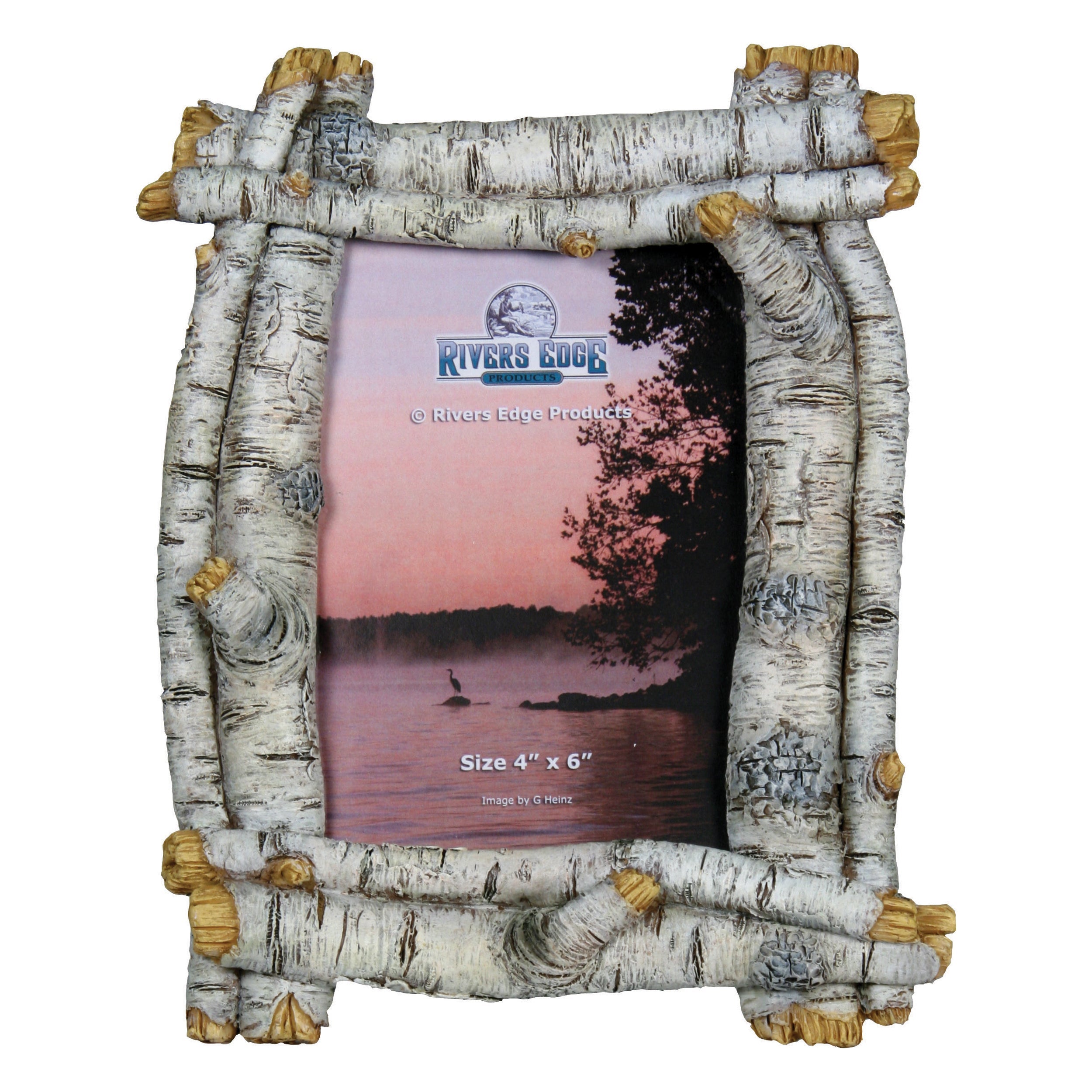 Picture Frame 4in x 6in - Birchwood Tree Design Frame – Rivers Edge ...