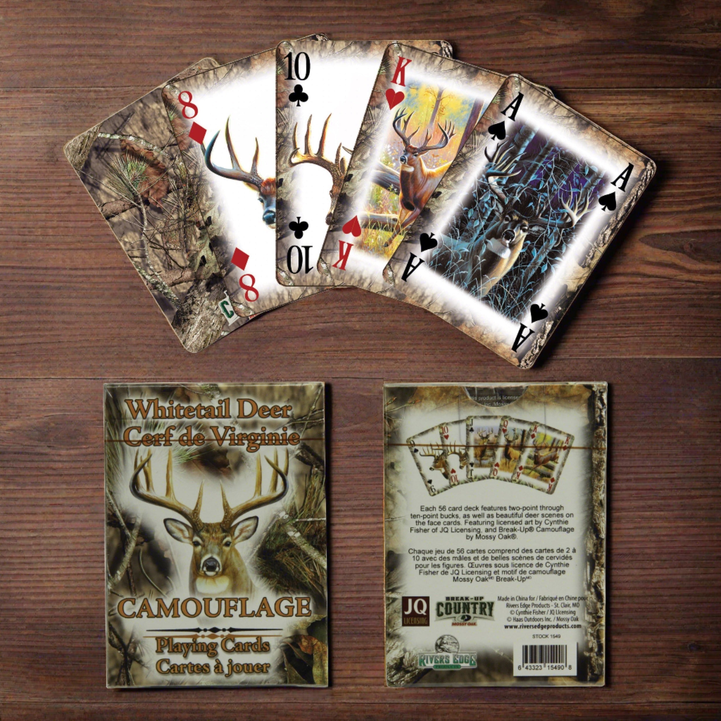 Playing Cards-Mossy Oak Deer - Perfect Gift for Outdoor Lovers – Rivers ...